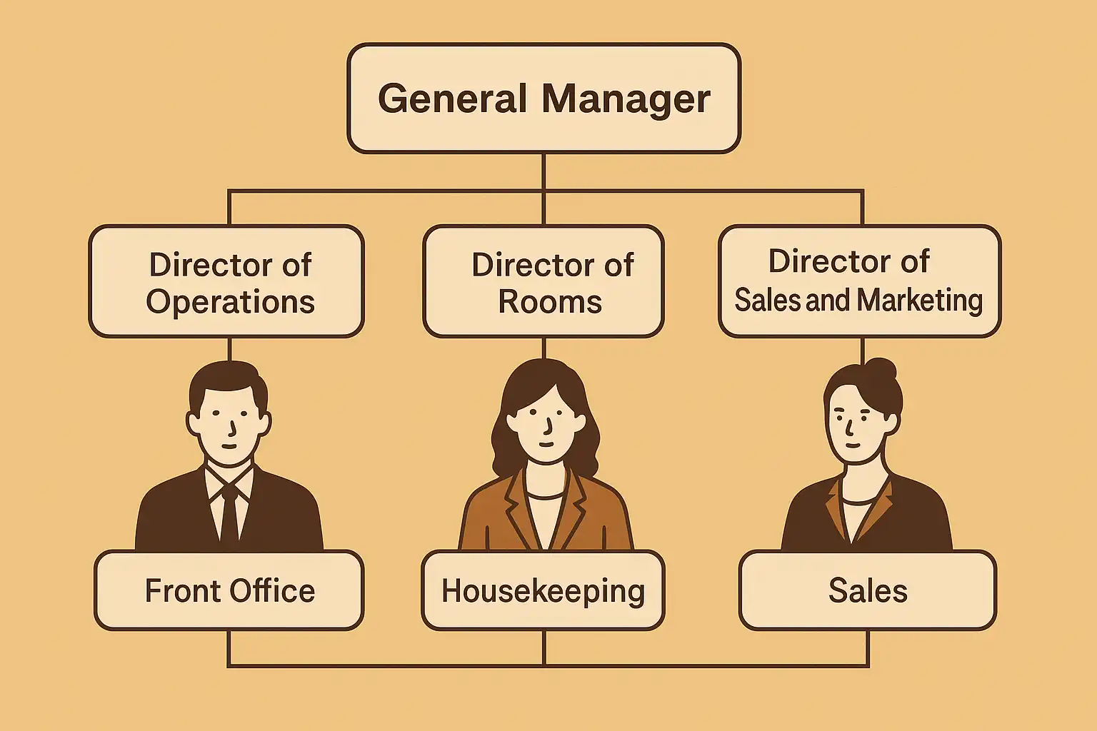 Hotel Organizational Structure: Hotel Hierarchy and.